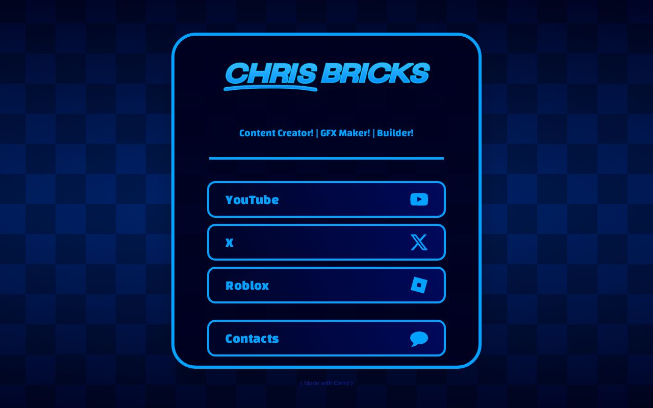Chris Bricks Socials
